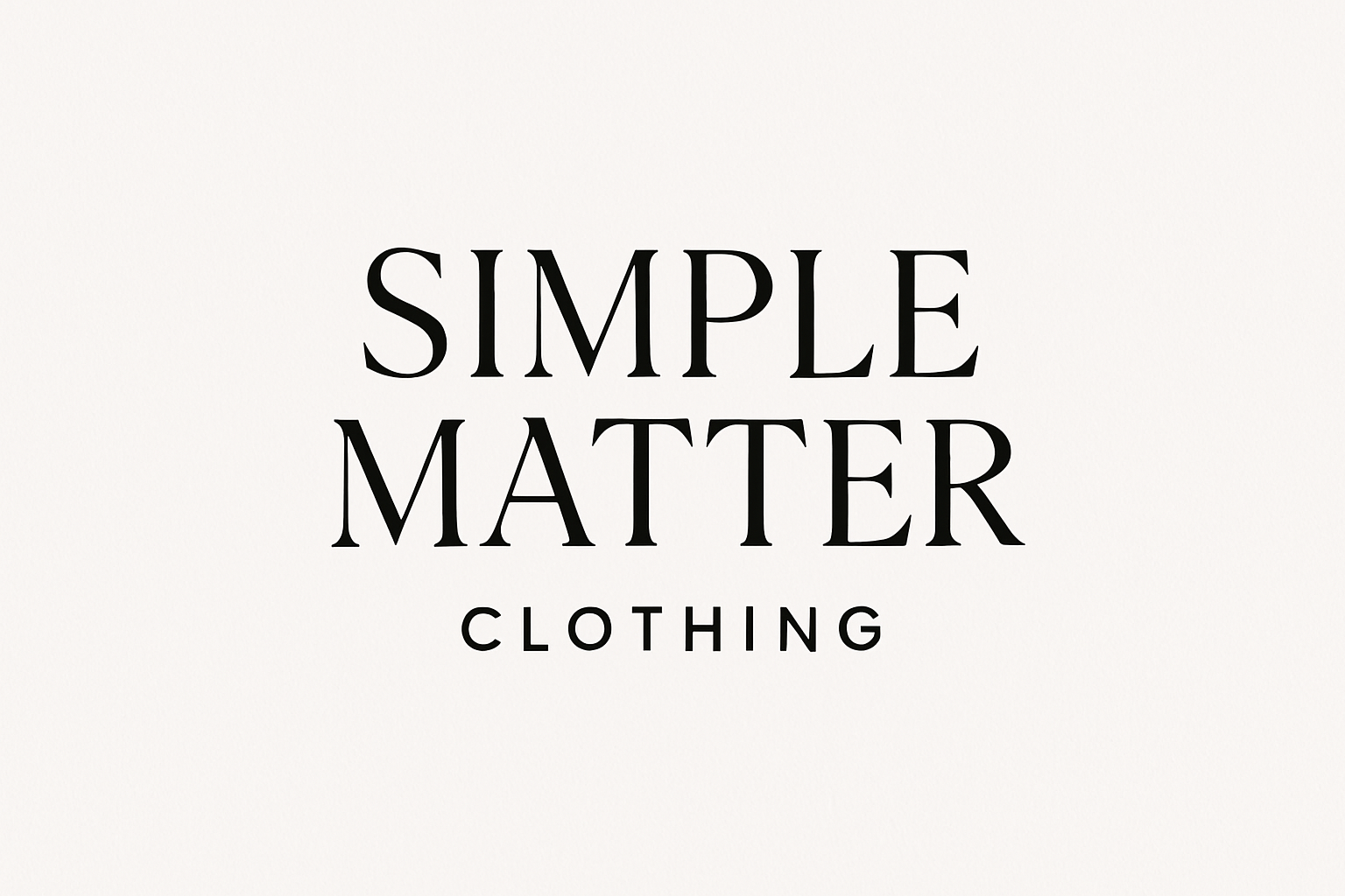 Simple Matter Clothing